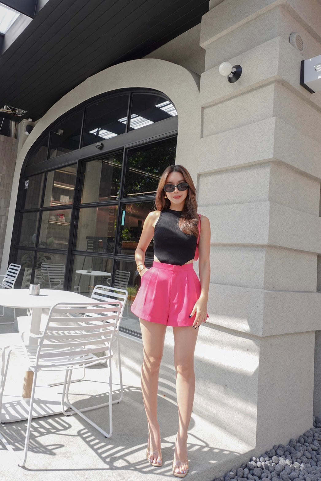 Aimee High Waisted Shorts – ELA CLOSET